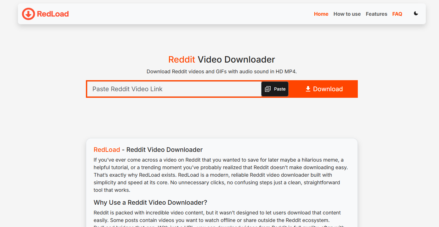 How to Use RedLoad – Step-by-Step Guide to Save Reddit Videos